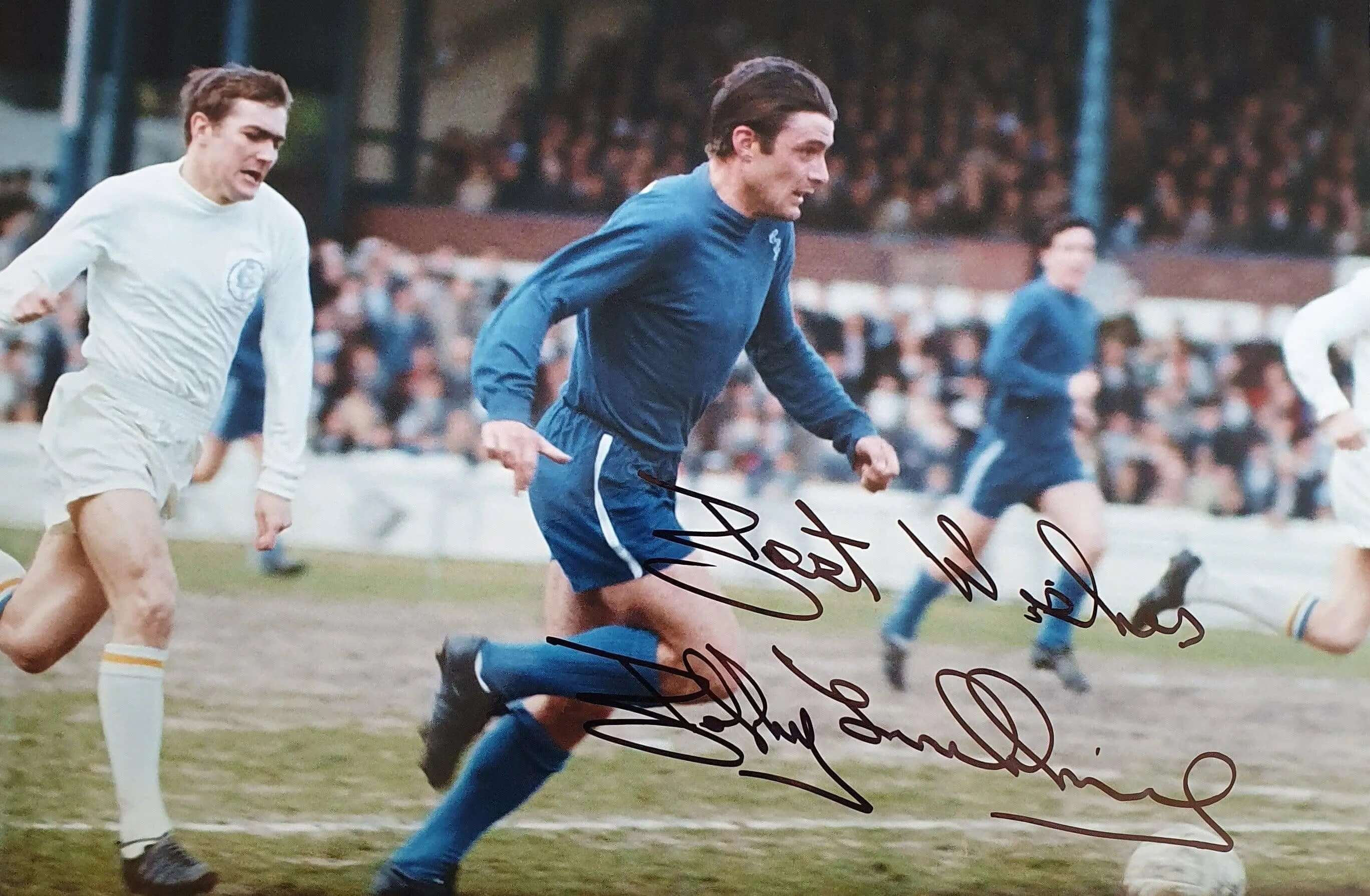 Bobby Tambling Signed Chelsea Photo with COA – Darling Picture Framing