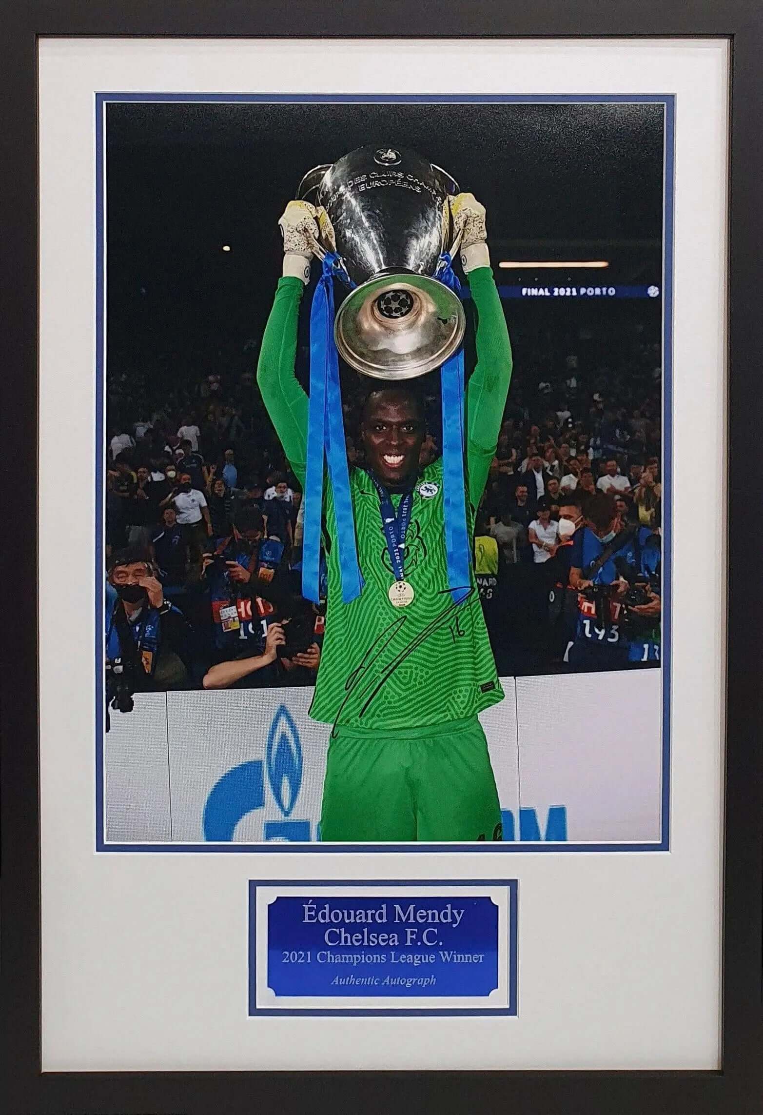Edouard Mendy Signed Chelsea Photo - Framed with COA. – Darling Picture ...