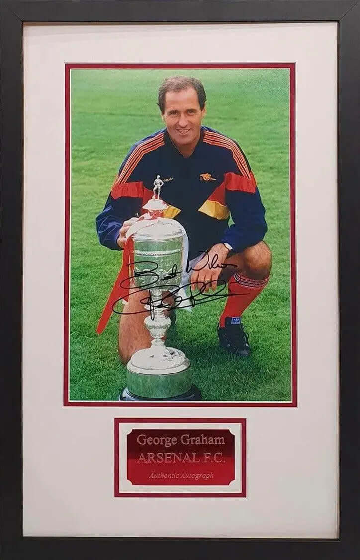 George Graham Signed Arsenal Photo - Framed with COA. – Darling Picture ...