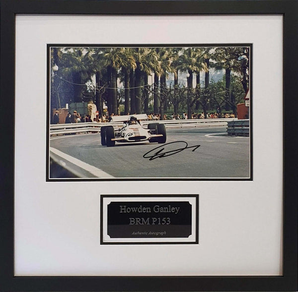 Howden Ganley Signed BRM F1 Photo - Darling Picture Framing