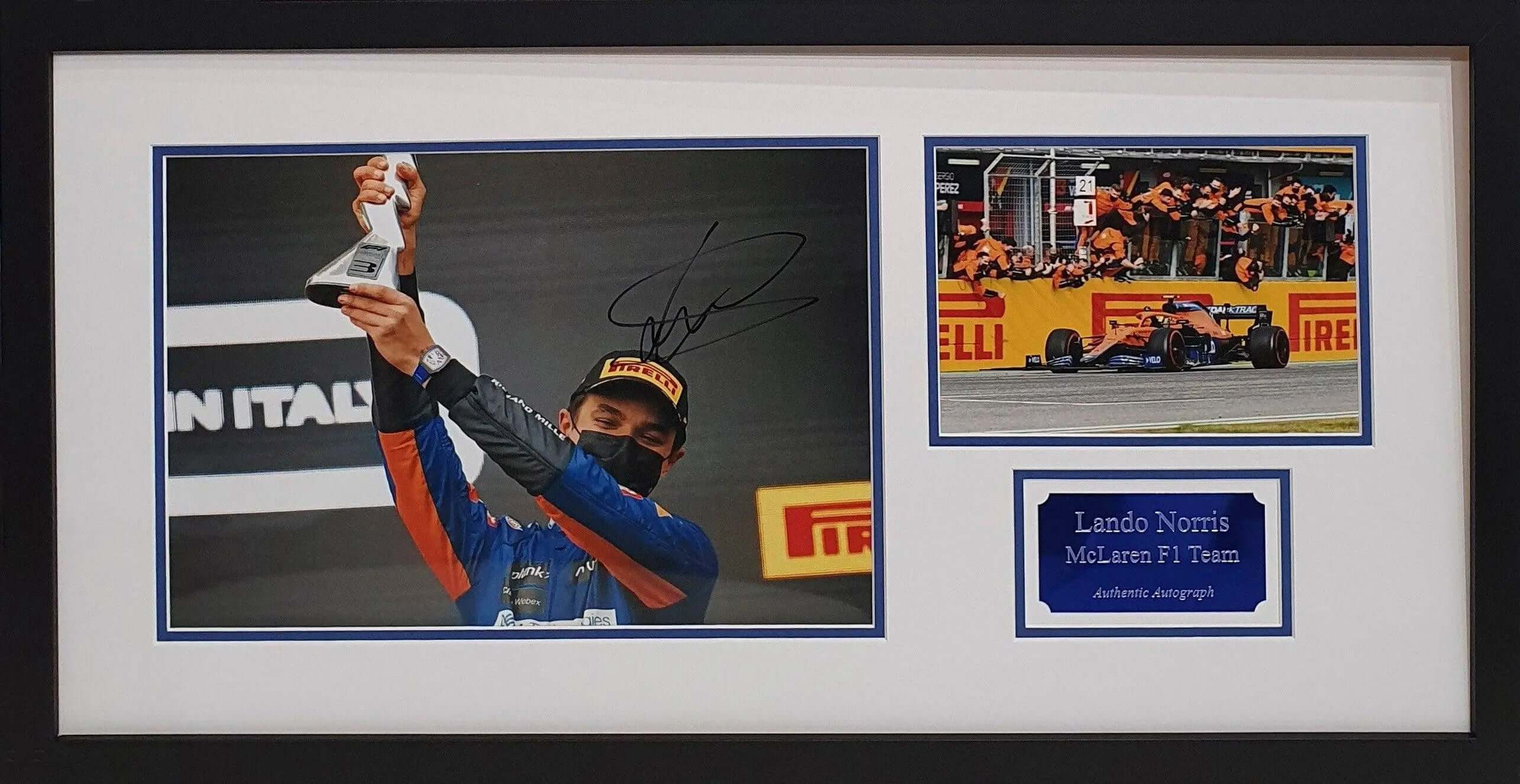 Lando Norris Signed McLaren F1 Photo - Framed with COA - Darling ...