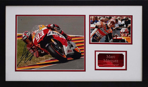 Marc Marquez Signed MotoGP Photo - Framed with COA – Darling Picture ...