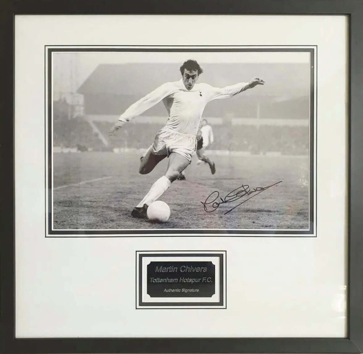 Martin Chivers Signed Spurs Photo - Framed with COA – Darling Picture ...