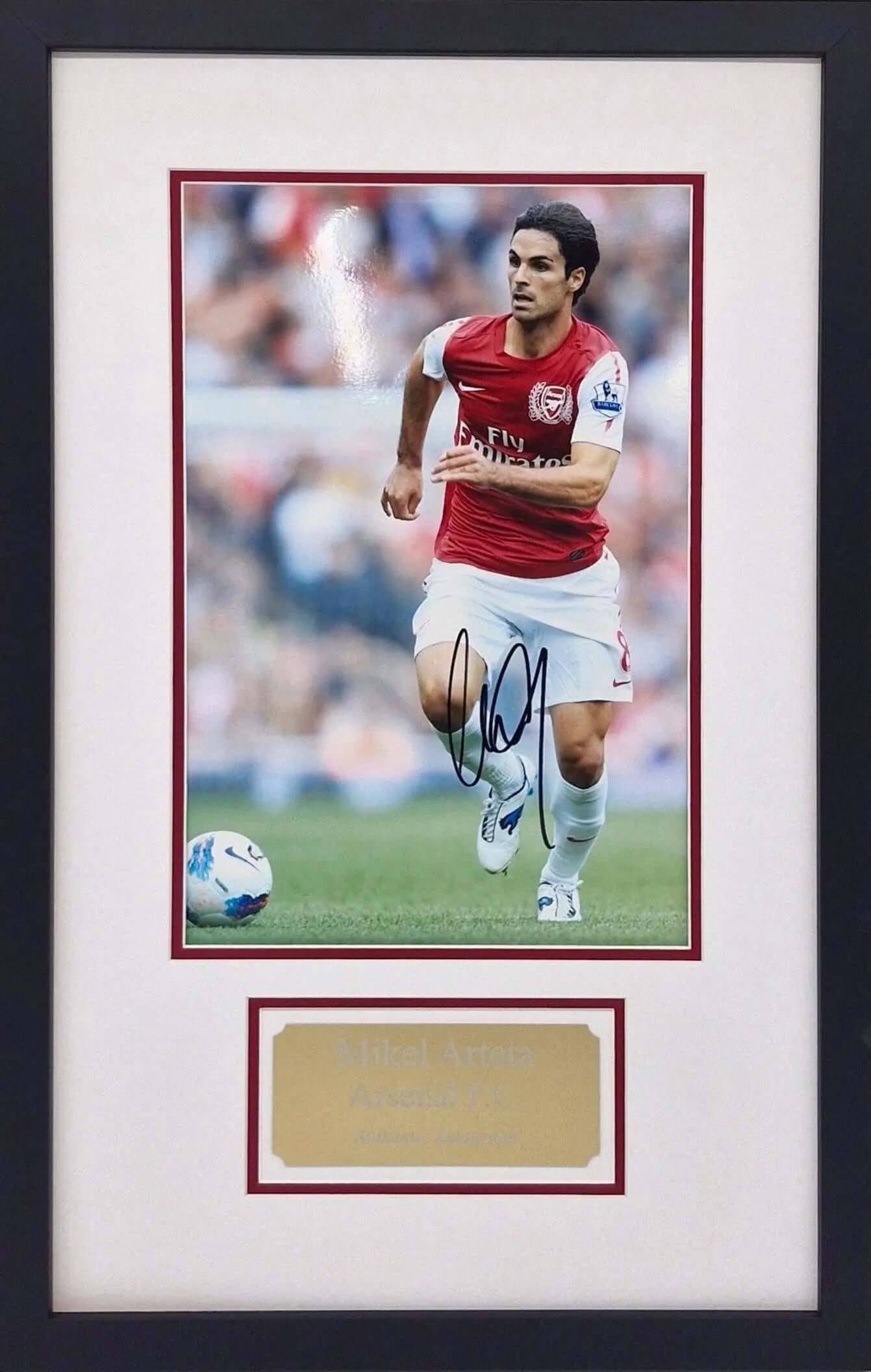 Mikel Arteta Signed Arsenal Photo - Framed with COA – Darling Picture ...