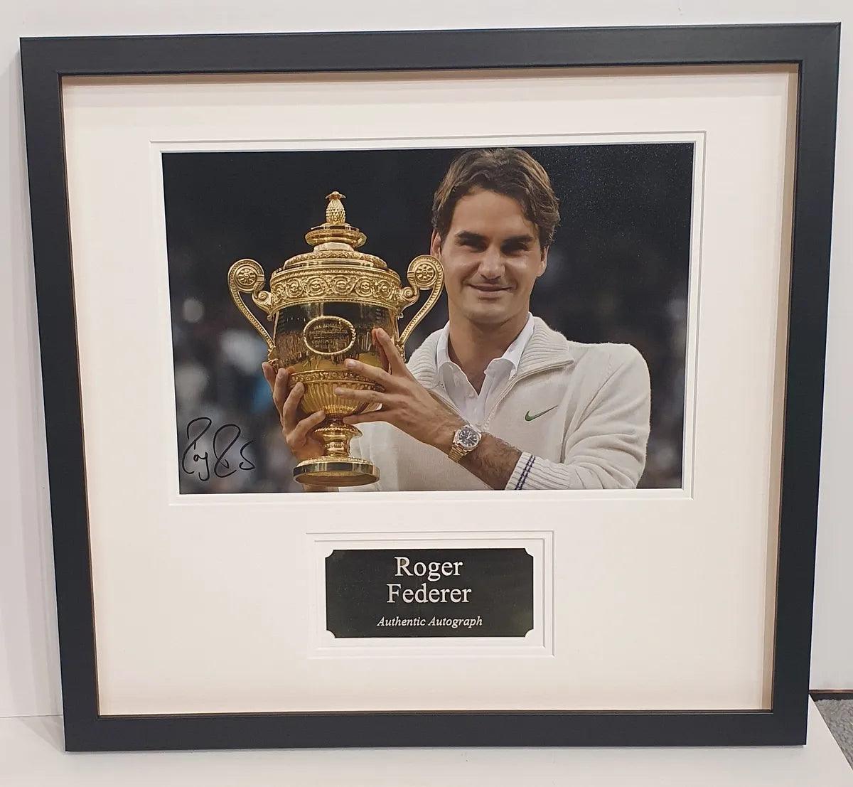 Roger Federer Signed Photo Framed. – Darling Picture Framing