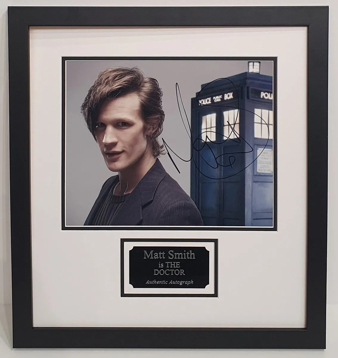 Matt Smith Signed Dr Who Photo Framed. – Darling Picture Framing