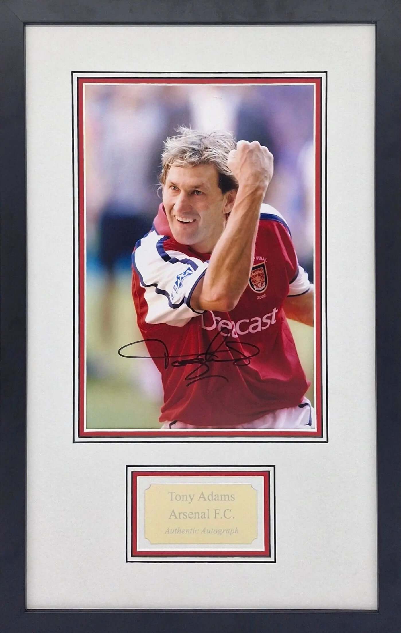 Tony Adams Signed Arsenal Photo FC - Framed with COA – Darling Picture ...